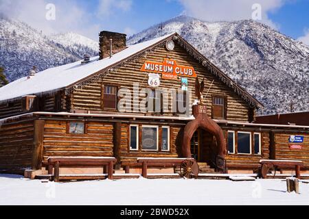 The Museum Club Historic Route 66 Flagstaff Arizona USA Stock Photo - Alamy