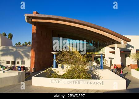 Civic Center Library, Scottsdale, Phoenix, Arizona, USA Stock Photo - Alamy