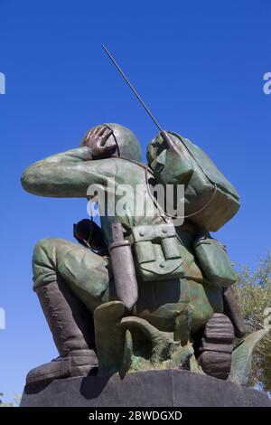 Memorial to the Navajo Code Talkers of World War II, sculpture, Phoenix ...
