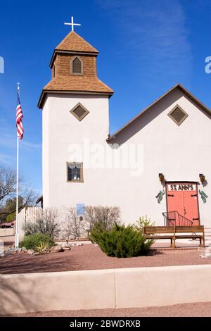 St. Ann's Church, Tubac, Greater Tucson Region, Arizona, USA Stock ...