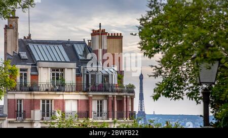France,Paris,the rooftops of Paris in zinc Stock Photo - Alamy