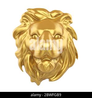 Lion animal beast, front view Stock Photo - Alamy