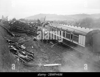 The Welsh express disaster The tangled mass of tragic wreckage which ...