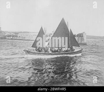Lifeboat 's world voyage . Captain G Everett Hitchens , who with two ...
