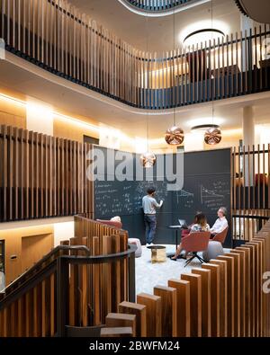 One of the atrium blackboards. Beecroft Building, Oxford, United ...