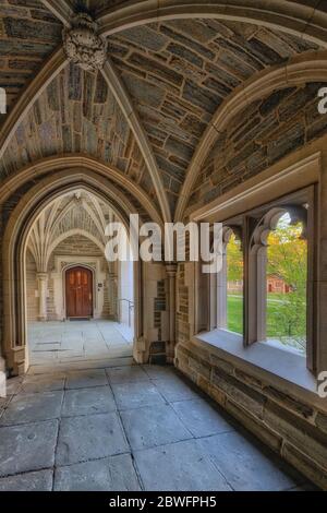 Campbell Hall Princeton University - A view to the illuminated ...