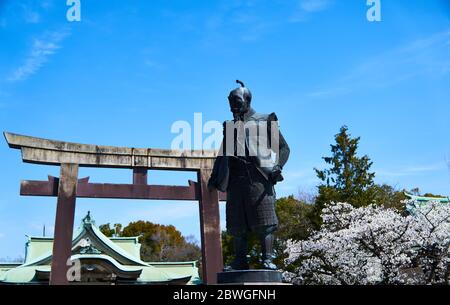 Toyotomi Hideyoshi Statue Stock Photo - Alamy