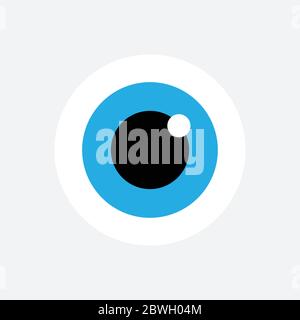 eye icon. blue eye symbols for web design Stock Vector Image & Art - Alamy