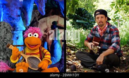 FRAGGLE ROCK: ROCK ON!, left from top down: Red Fraggle, Gobo Fraggle ...