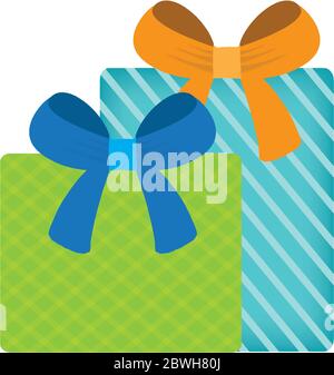 gifts with bowties design, Box present holiday christmas shopping ...