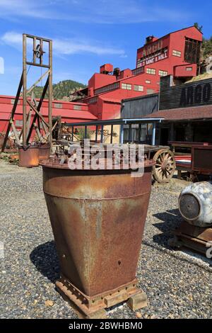 Historic Argo gold mill and museum, Idaho Springs, Colorado Stock Photo ...