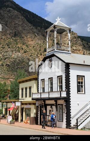 Historic Town Hall Georgetown Rocky Mountains Colorado USA Stock Photo ...