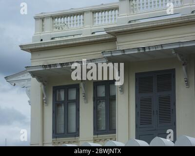 Large wooden window neoclassical architecture Stock Photo - Alamy