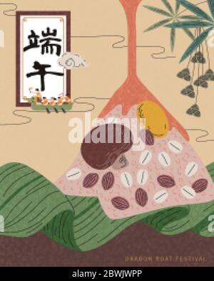 zongzi delicious food Stock Vector Image & Art - Alamy