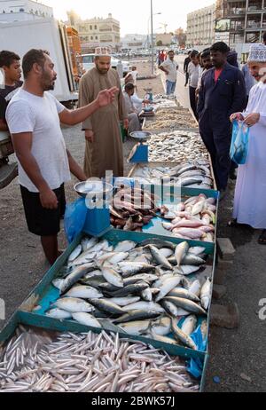 Roadside fish market in Muscat, Sultanate of Oman Stock Photo - Alamy