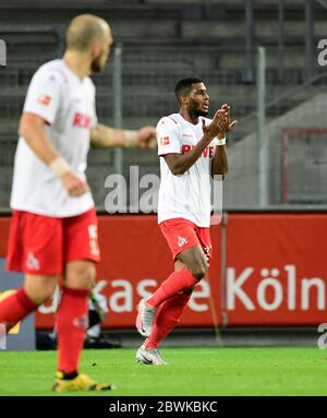 0:1 Goal, celebration, from the left: Maximilian Mittelstaedt, Ramon ...