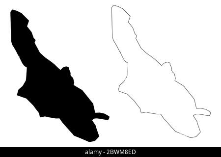 Map of Shiraz, Fars Province, Iran Stock Vector Image & Art - Alamy