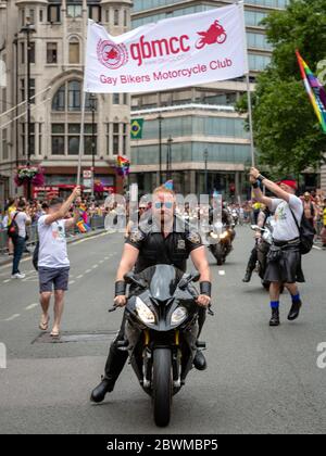Gay Bikers motorcycle Club at Pride London Stock Photo - Alamy