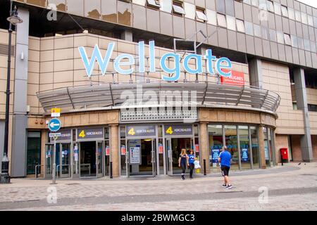 Dundee city centre Scotland main shopping thoroughfare; City centre ...