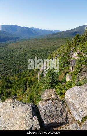 The Pemigewasset Wilderness area from Zeacliff on the Appalachian Trail ...
