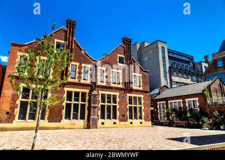 Exterior of Toynbee Hall, charitable institution that works to address ...