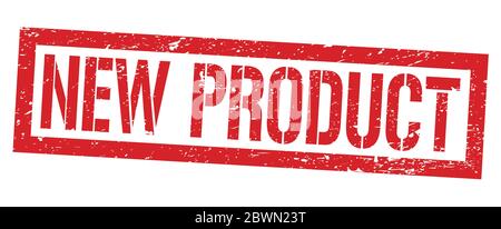 NEW PRODUCT red rectangle stamp Stock Photo - Alamy