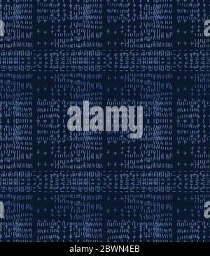 Embroidery Boro Patch Kantha Vector Pattern. Asian Needlework Seamless ...