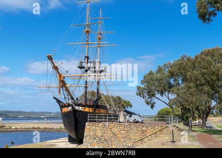 Amity Replica In Albany Western Australia Brig Replica Stock Photo - Alamy