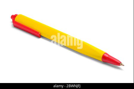 Ball Point Pen Isolated On White background Stock Photo - Alamy