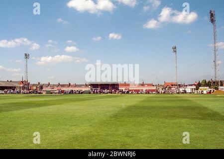 The last official football match at the County Ground, Northampton on ...