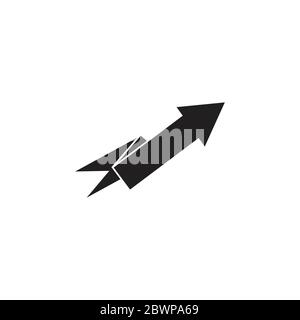 motion ribbon swoosh arrow symbol vector Stock Vector Image & Art - Alamy