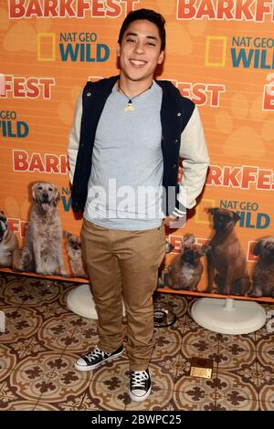 Andre Millan of Pet Talk attends Nat Geo WILD 2nd Annual Barkfest at ...