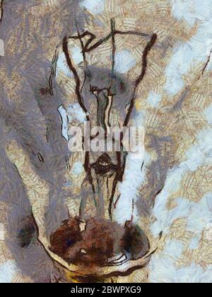 The filament of an incandescent light bulb Illustrations creates an ...