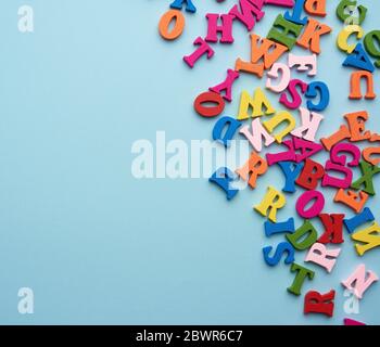 Letter F of the English alphabet from multi-colored children's plastic ...