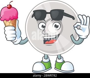 With ice cream CD player character cartoon Stock Vector Image & Art - Alamy