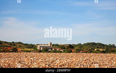 A view of the village of Salthouse, Norfolk, England, United Kingdom ...