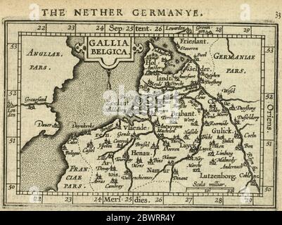 Map of Europe 1623 Stock Photo - Alamy