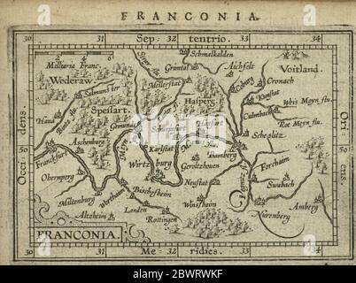 Map of Europe 1623 Stock Photo - Alamy