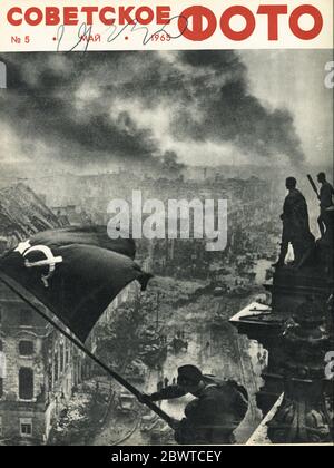 Retro Magazine cover. Sovetskoe Foto. Photography magazine Stock Photo ...