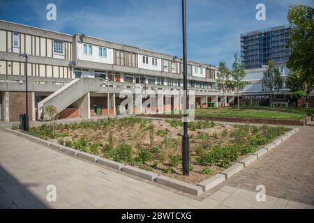 Thamesmead social housing estate in South East London currently ...