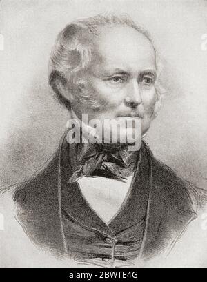 Portrait of Sir Samuel Cunard, 1st Baronet (1787-1865) a British ...