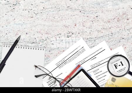 USCIS form I-20 Certificate of eligibility for nonimmigrant student ...