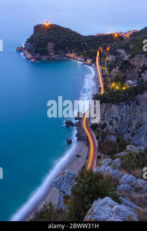 The coast of Varigotti and Ligurian Sea from the Sentiero del ...
