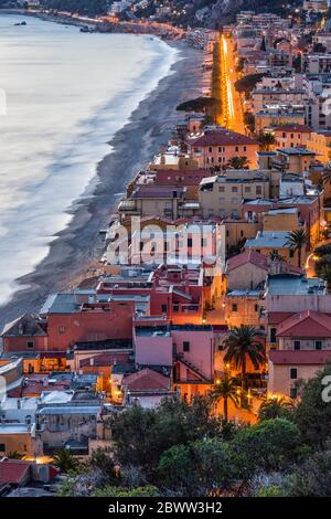 Italy Liguria Varigotti - the marine village of Varigotti Stock Photo ...