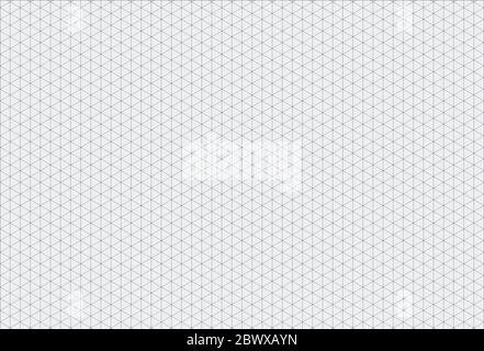 White Isometric Grid Paper Sheet Background with Frame Stock Photo - Alamy