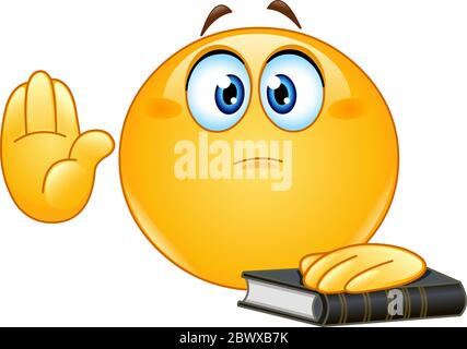 Court Judge Cartoon Emoticon Emoji Icon Face Stock Vector Image & Art ...