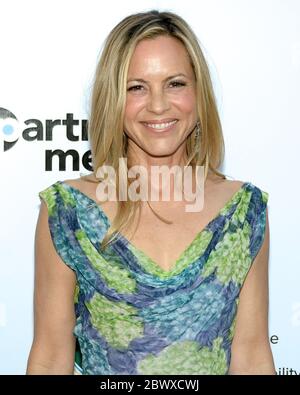 Maria Bello attends UCLA Institute of the Environment and Stock Photo ...