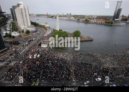 Rotterdam, Netherlands. 03rd June, 2020. ROTTERDAM, 03-06-2020, Black ...