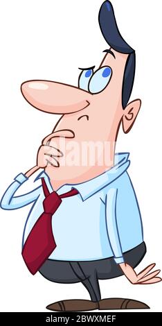 employee thinking a idea Stock Vector Image & Art - Alamy