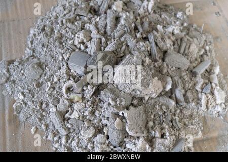 The core of each catalytic converter is an internal ceramic honeycomb ...